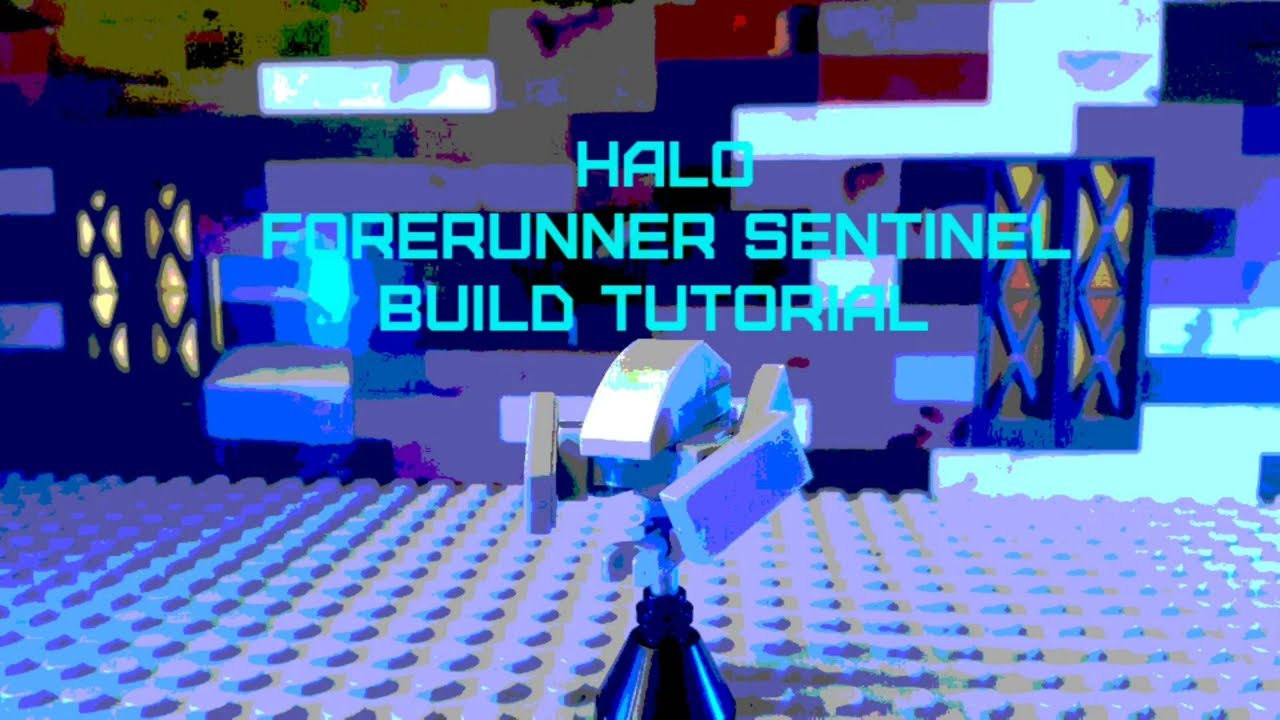 Halo forerunner sentinel build | A halo mega construx Mic build ...
