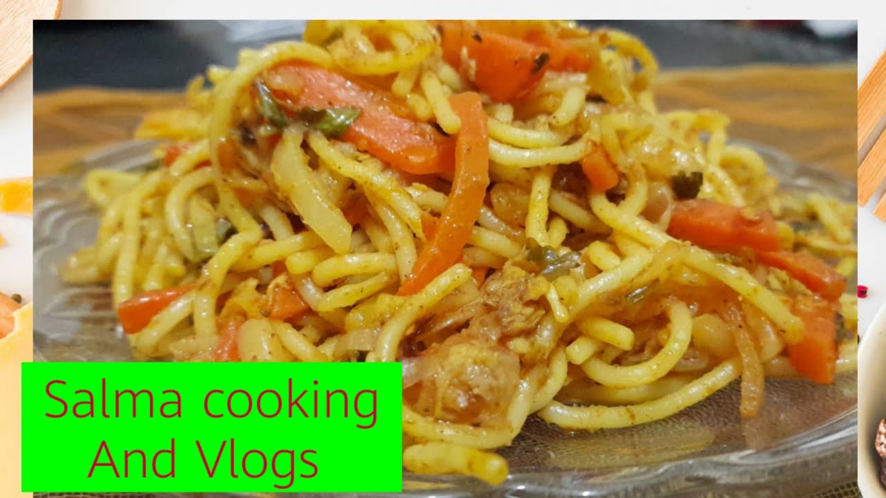 A spicy and delicious recipe of Chicken Veg spaghetti#how to make spicy chicken spaghetti - YouTube