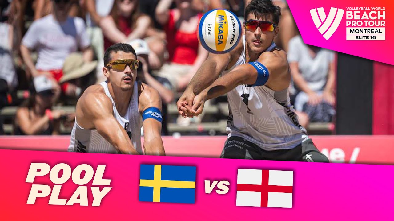 Åhman/Hellvig vs. Bello, Ja./Bello, Jo. - Pool Play Highlights | Montreal 2025 #BeachProTour ...