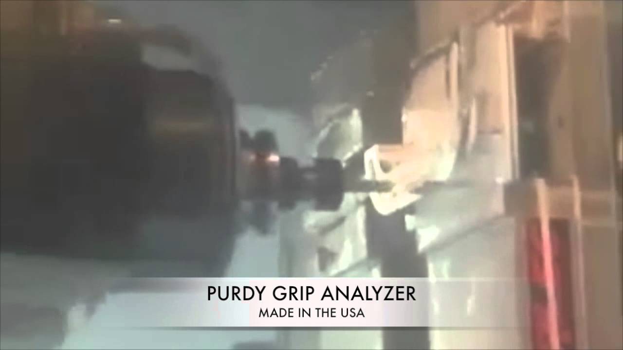 Ted Purdy's Purdy Golf Grip Analyzer Production - YouTube