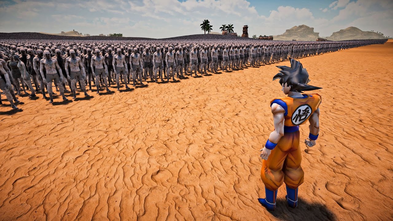 SON GOKU VS 900,000 ZOMBIES - Epic Battle Simulator - YouTube