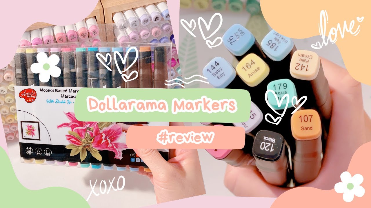 DOLLARAMA FINDS: Alcohol Markers by Artist's Series - YouTube