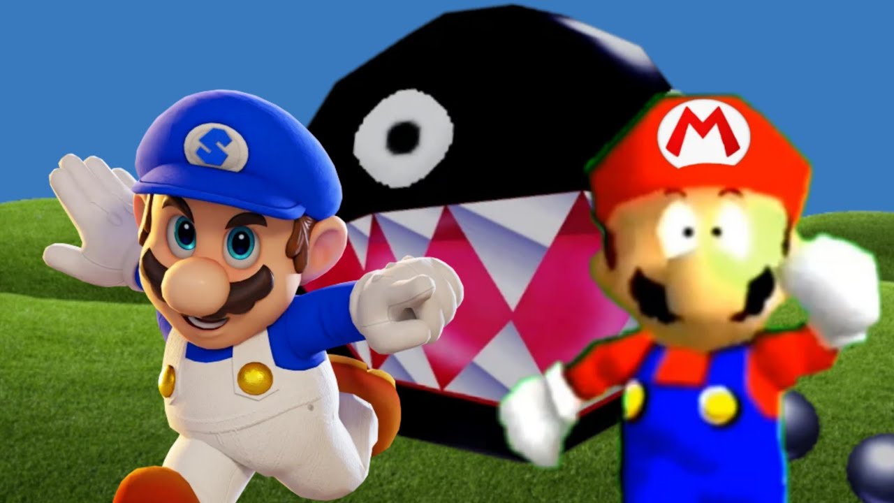 smg4 and mario vs chomp - YouTube