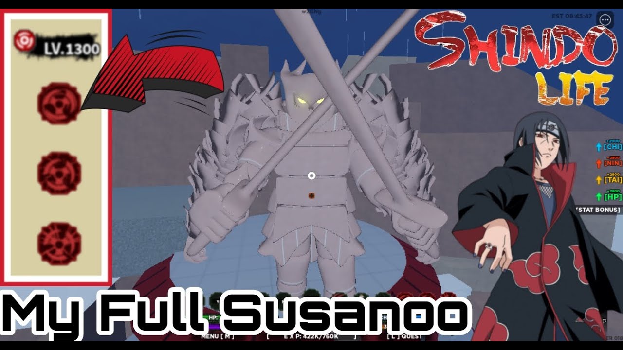 Unlocking My Full Susanoo/Samurai Spirit! In Shindo Life Roblox - YouTube