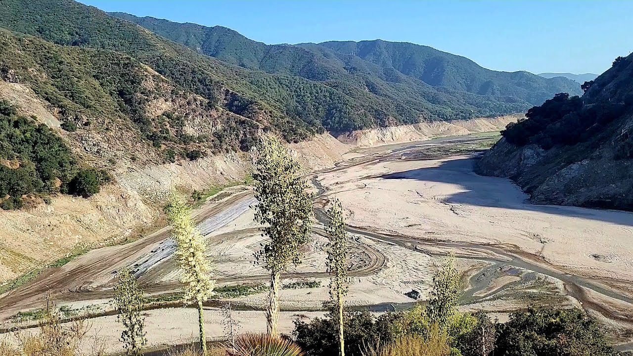 Mega drought in Southern California has Dried up the San Gabriel Dam ...