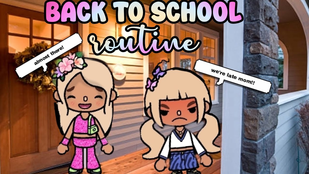 BACK TO SCHOOL ROUTINE! +got detention|*voiced*📢|itz toca chloe - YouTube