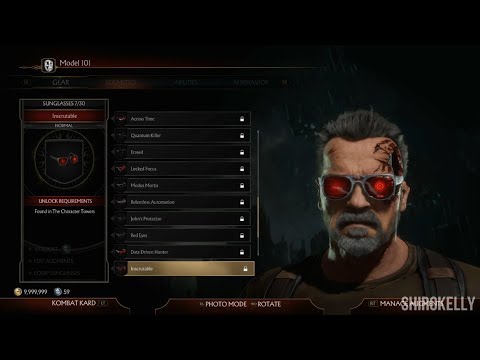 Mortal Kombat 11 : Terminator Character Customization / All Outfits ...