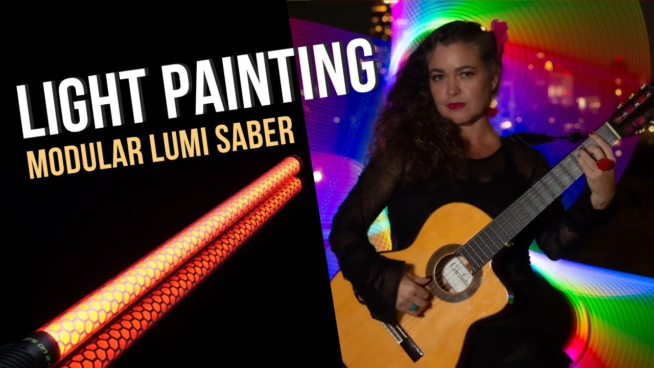 Honeycomb Modular Lumi Saber Demo - Feat. @zo_after_dark - YouTube