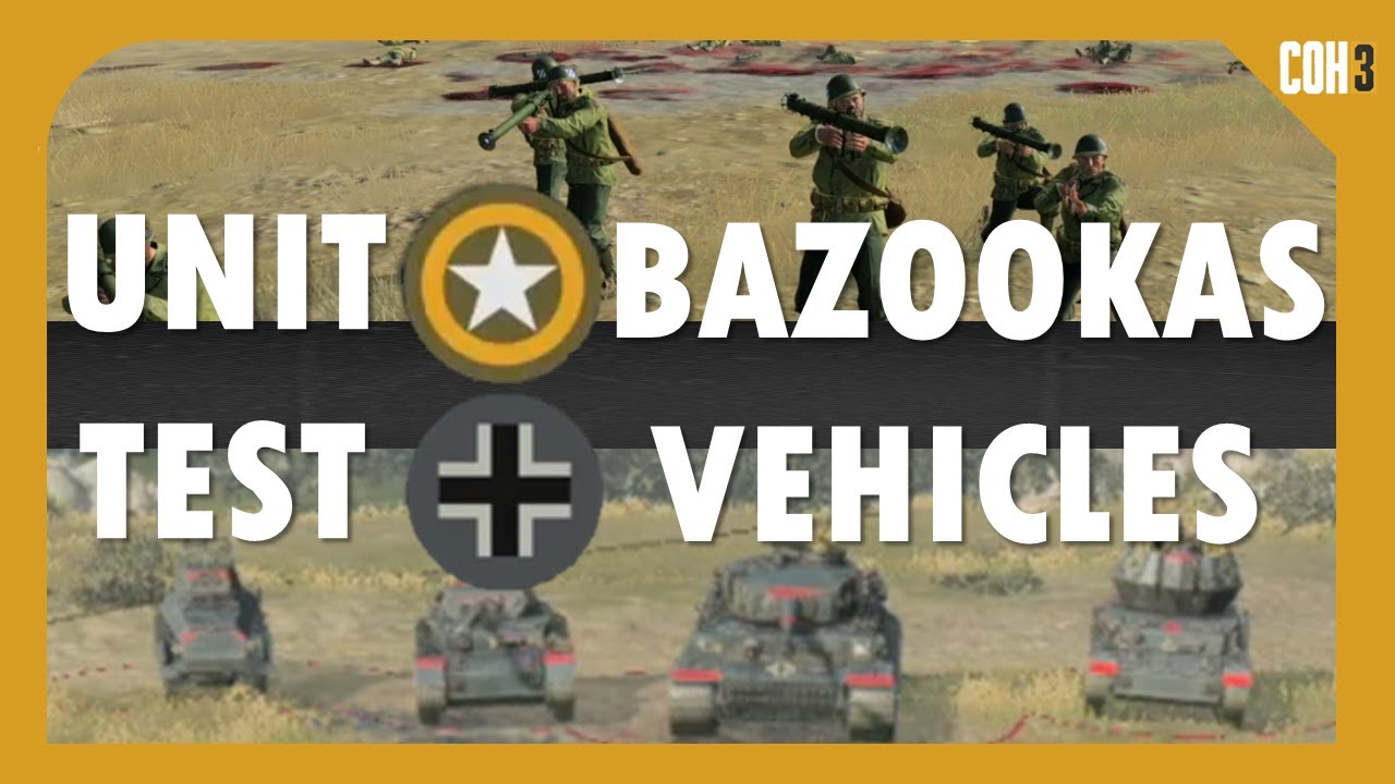 Bazookas (US) vs Wirbelwind, 8 Rad, Panzer IV - All Armor Angles | Unit ...