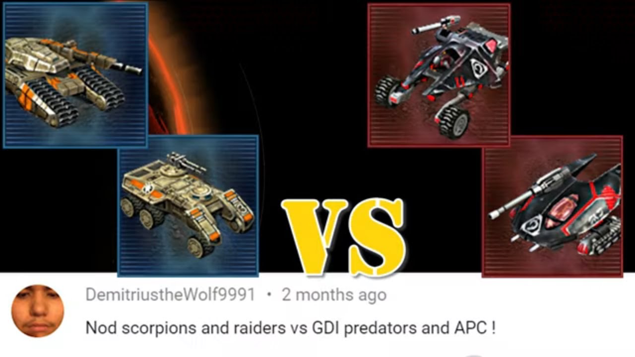 Scorpion & Buggy vs Predator & APC - YouTube