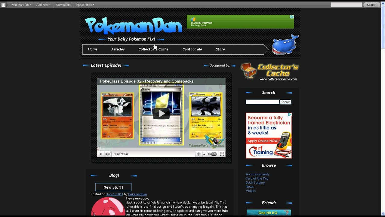 Visit the NEW PokemanDan Website! - YouTube