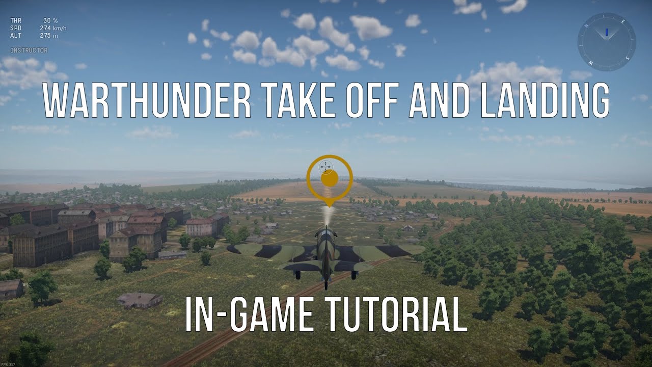 Warthunder Take off and landing In-Game Tutorial - YouTube