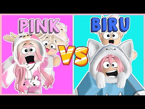 TEAM BIRU MELAWAN TEAM PINK! Roblox Indonesia