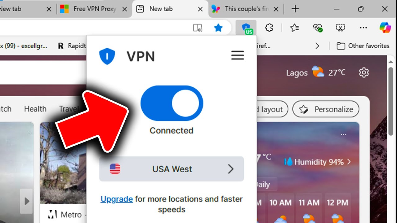 How to Install & Use VPN Extension in edge on Your PC - YouTube