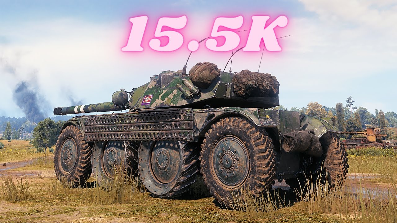 Panhard EBR 105 15.5K Spot + Damage World of Tanks Replays 4K The best ...