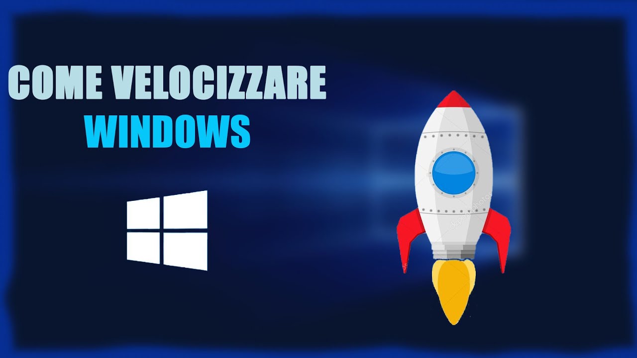 TUTORIAL:Come velocizzare windows 10 al massimo. Facile e veloce - YouTube