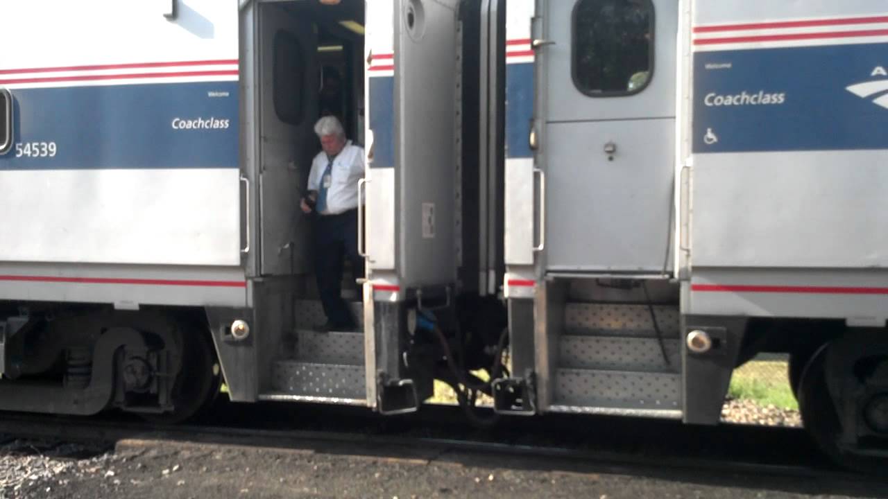 Amtrak Missouri River Runner 313 St. Louis to Kansas City, Engine 52 ...