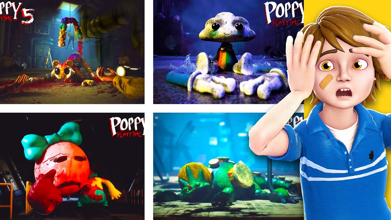 We Found ALL NEW Monsters in Poppy Playtime Chapter 5 - YouTube