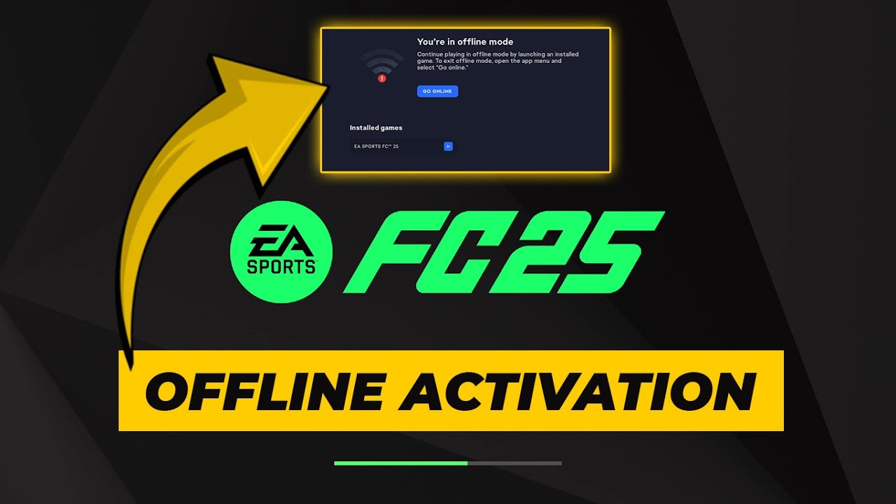 FC25 Offline Activation FIXED - No More Connecting Online Issues! - YouTube