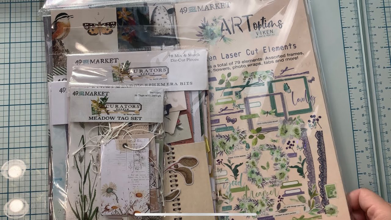 Scrapbook haul-NEW 49 & Market collections - YouTube