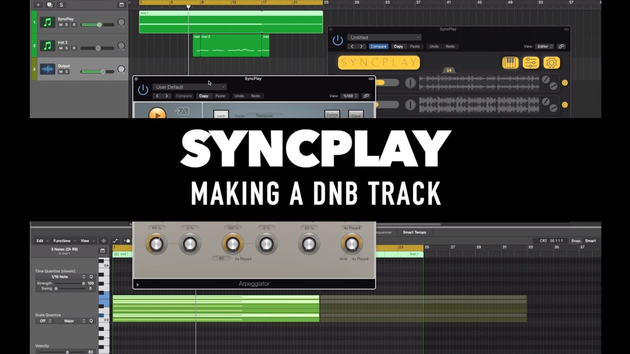 Making Drum n Bass with SyncPlay & Random Arpeggiator | Rast Sound - YouTube