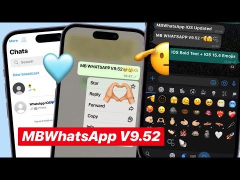 MB WHATSAPP IPHONE V9.52 IOS 15.4 EMOJIS & BOLD TEXT EDITION