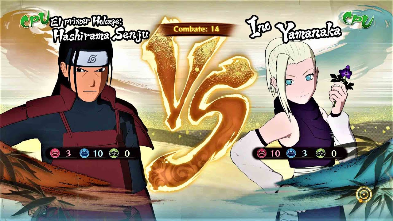 Hashirama VS Ino Naruto Shippuden: Ultimate Ninja Storm 4 - YouTube