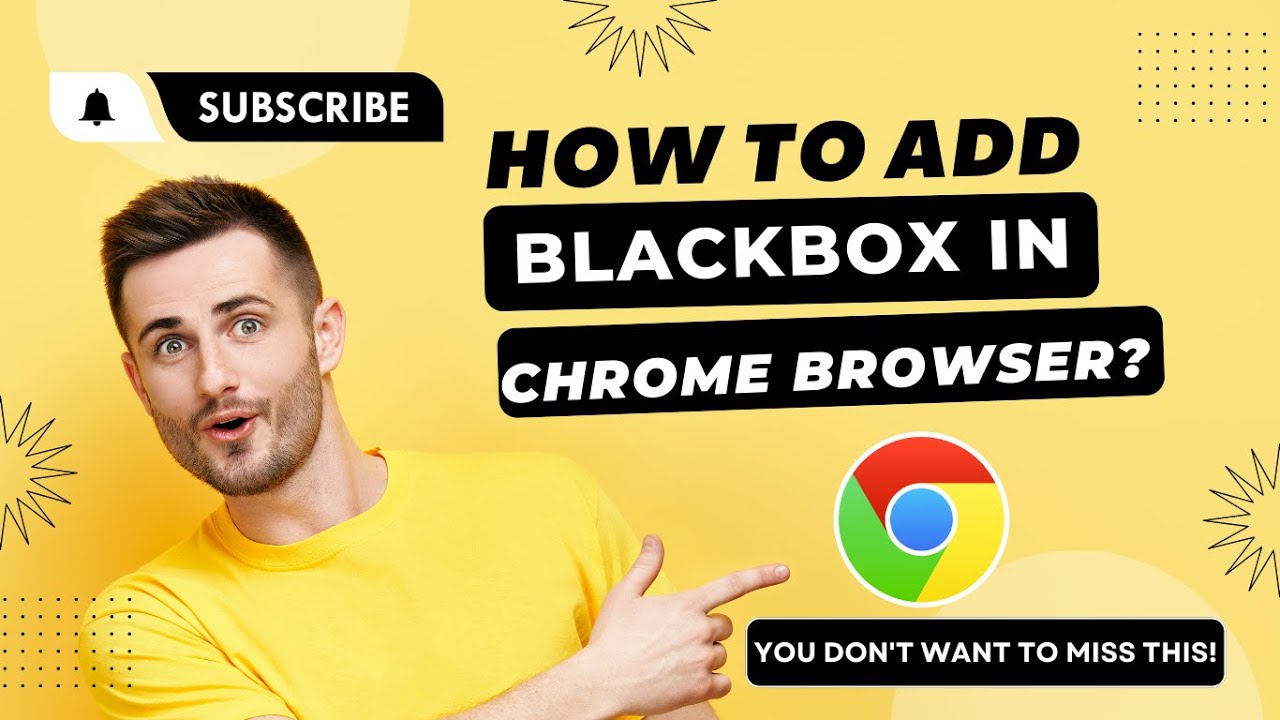 How to add Black-box in chrome browser for copying text from videos and ...