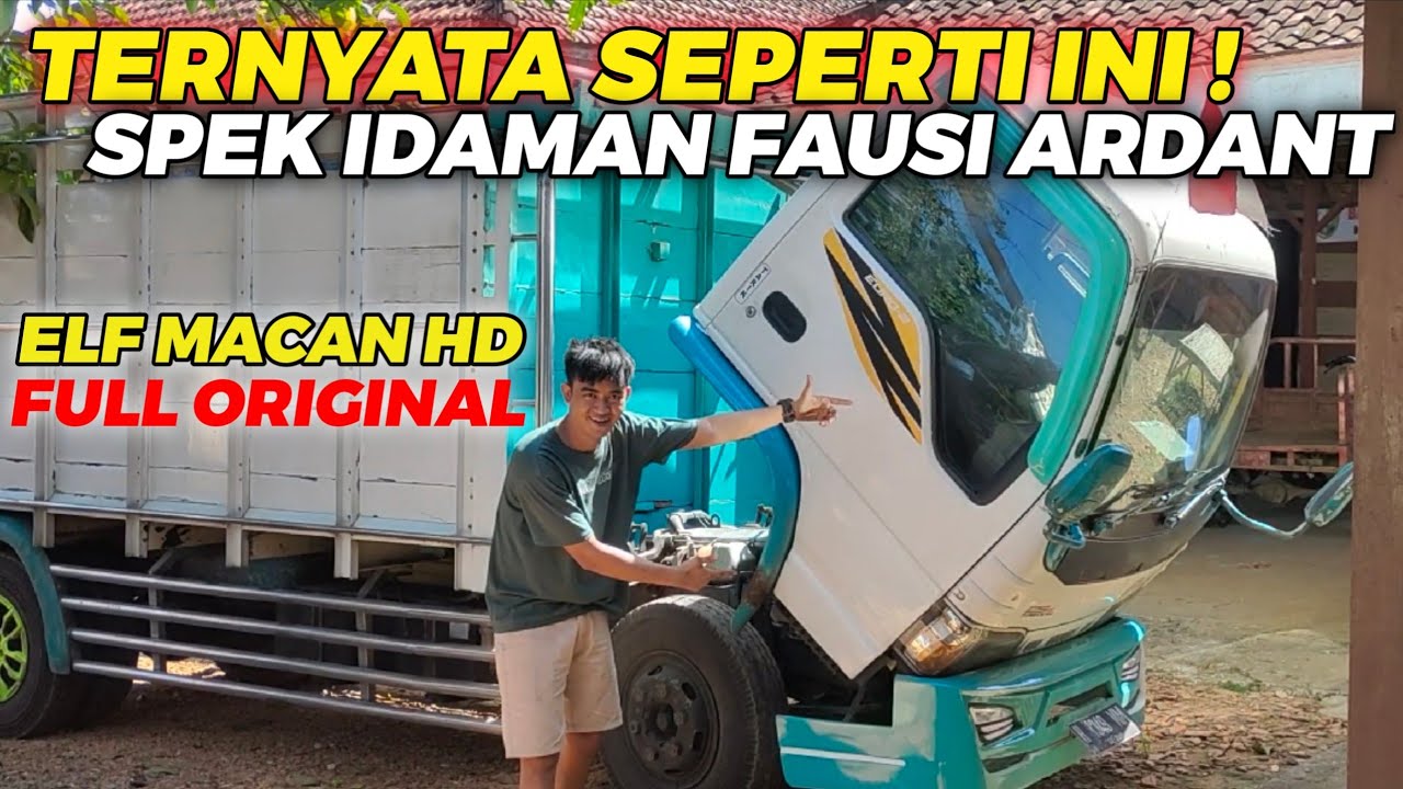 FAUSI ARDANT REVIEW TRUCK ELF BARU NYA‼️ - YouTube