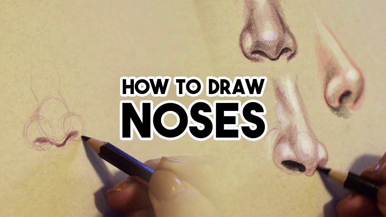 How to Draw Noses - YouTube