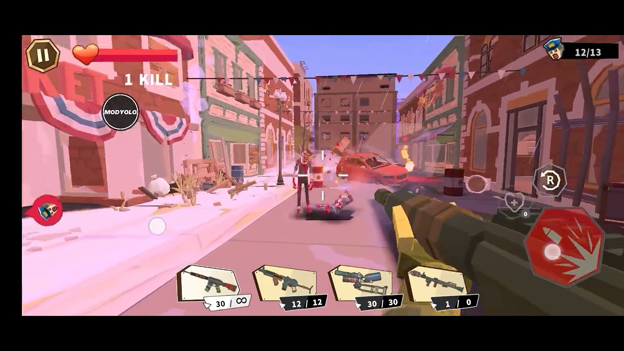 Zombie Polly offline game mod menu no password (God mod/unlimited ammo ...