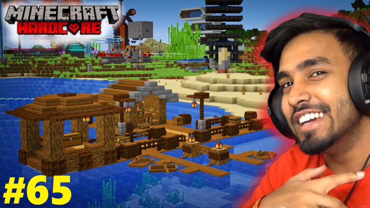 Minecraft Hardcore Adventure: Building a Massive Shipping Dock! - YouTube