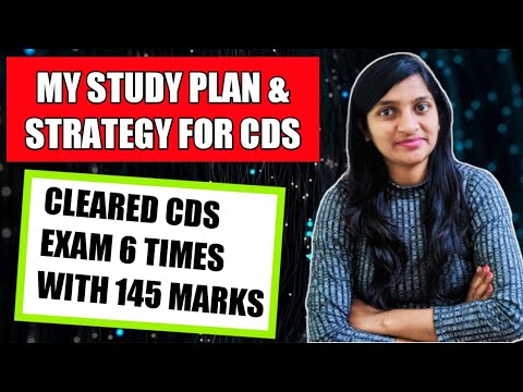 CDS 1 2022 PREPARATION STRATEGY | STUDY PLAN FOR CDS EXAM | HOW TO ...