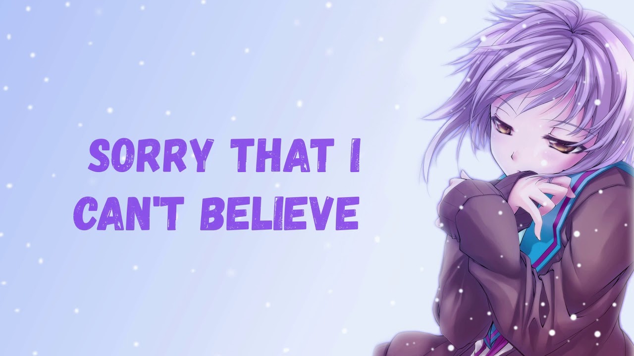 Nightcore - Sorry[Lyrics] - YouTube