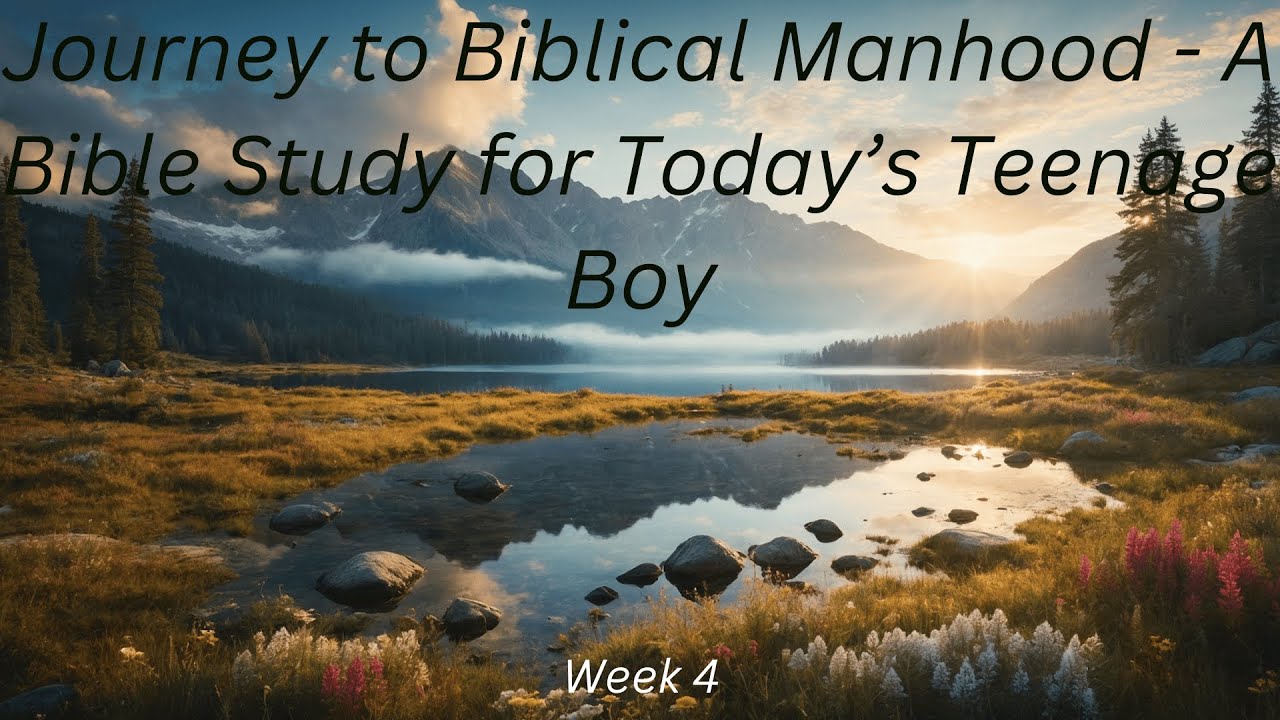 Journey to Biblical Manhood - A Bible Study for Today’s Teenage Boy ...