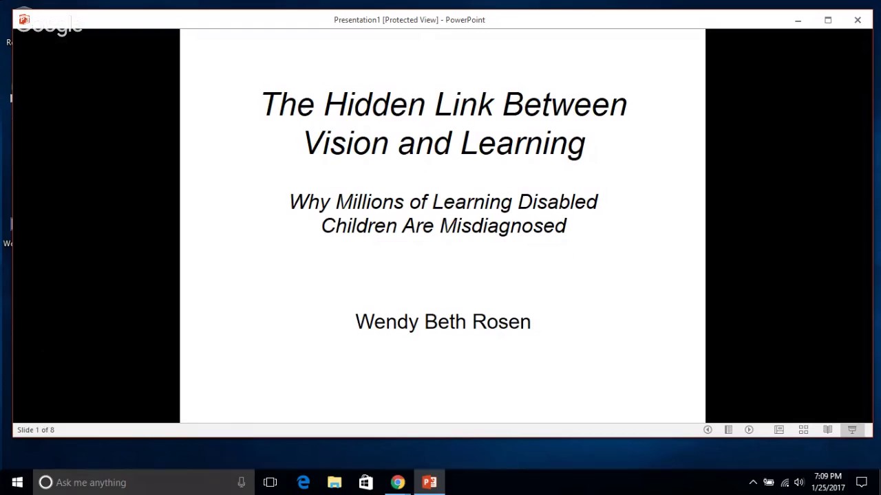 "The Hidden Link Between Vision and Learning" with Wendy Beth Rosen - YouTube