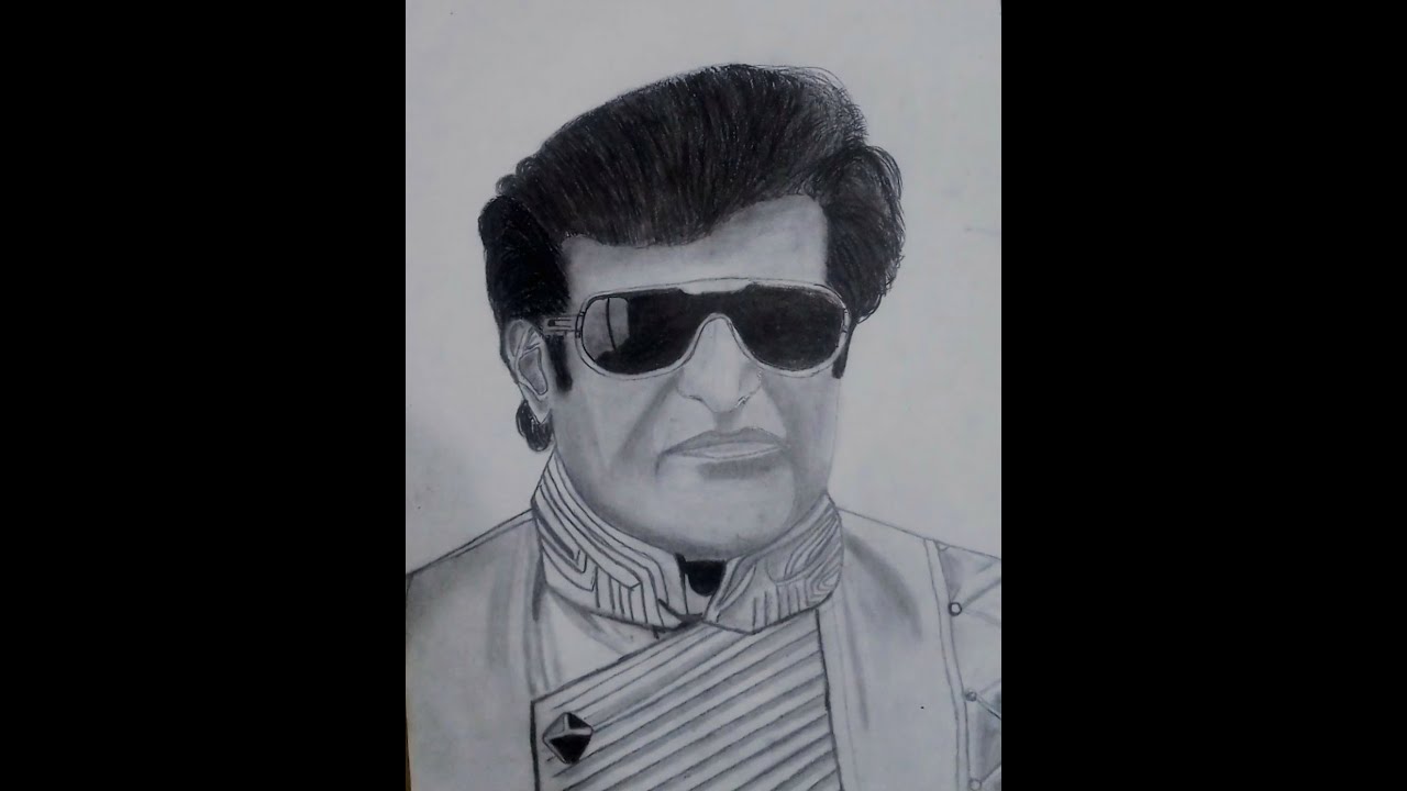 Chitti / Rajnikanth drawing from robot - YouTube