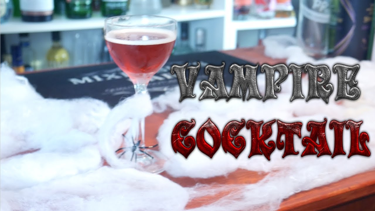 Vampire Cocktail | Halloween Cocktail Recipes - YouTube
