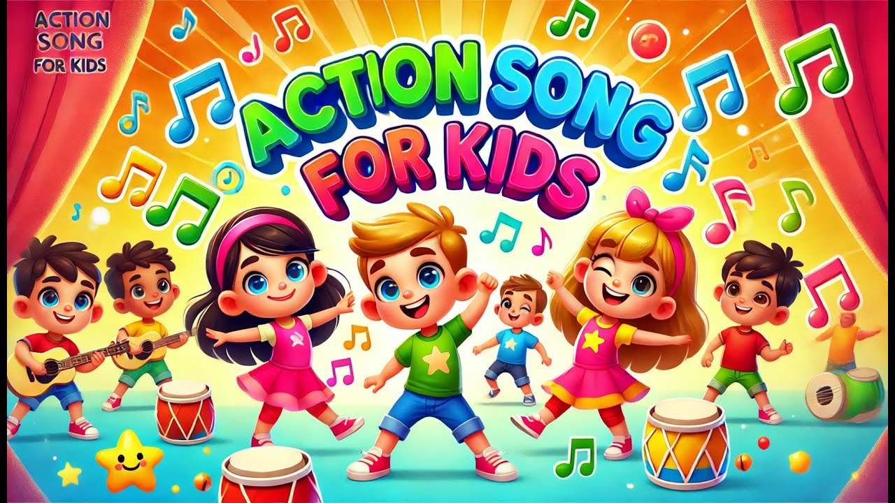 Action Song For Kids - Clap Your Hands Song For Kids | Preschool ...