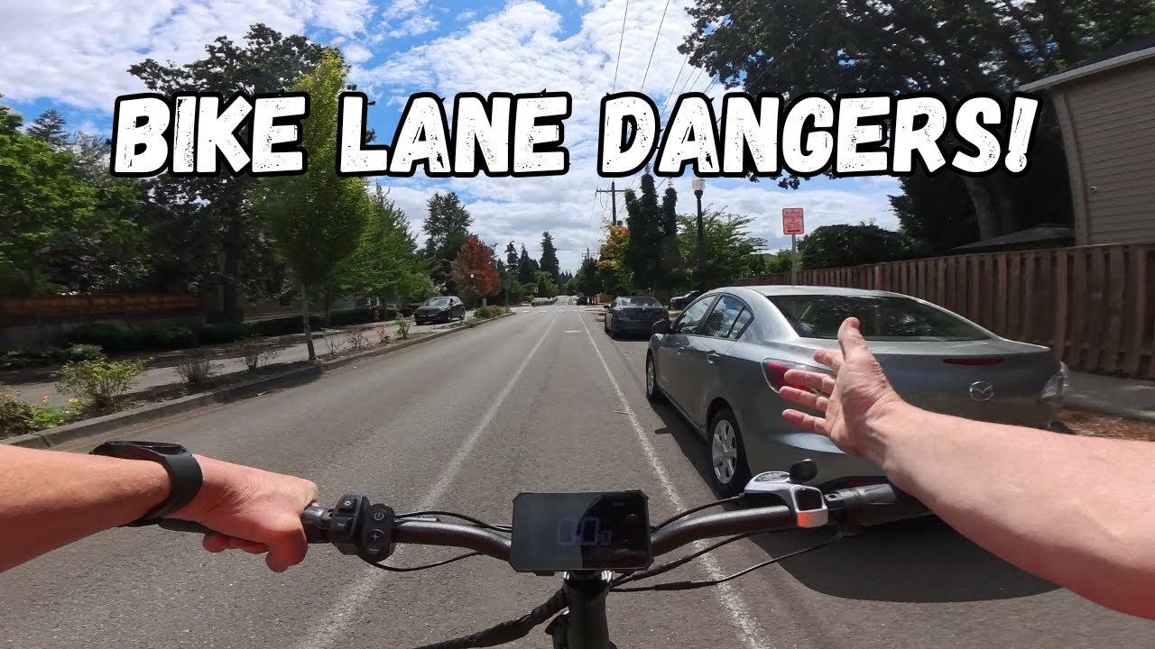 Ebike Riders BEWARE of These Hidden Bike Lane Dangers! - YouTube