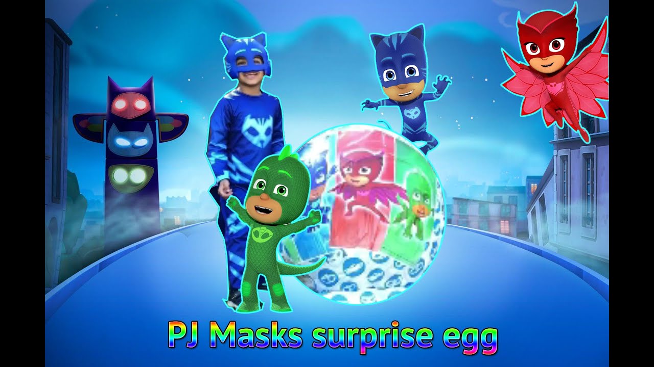PJ Masks Surprise Egg - YouTube