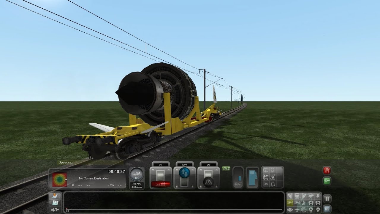 Testing JetTrain Locomotive with 400 kmph speed - YouTube