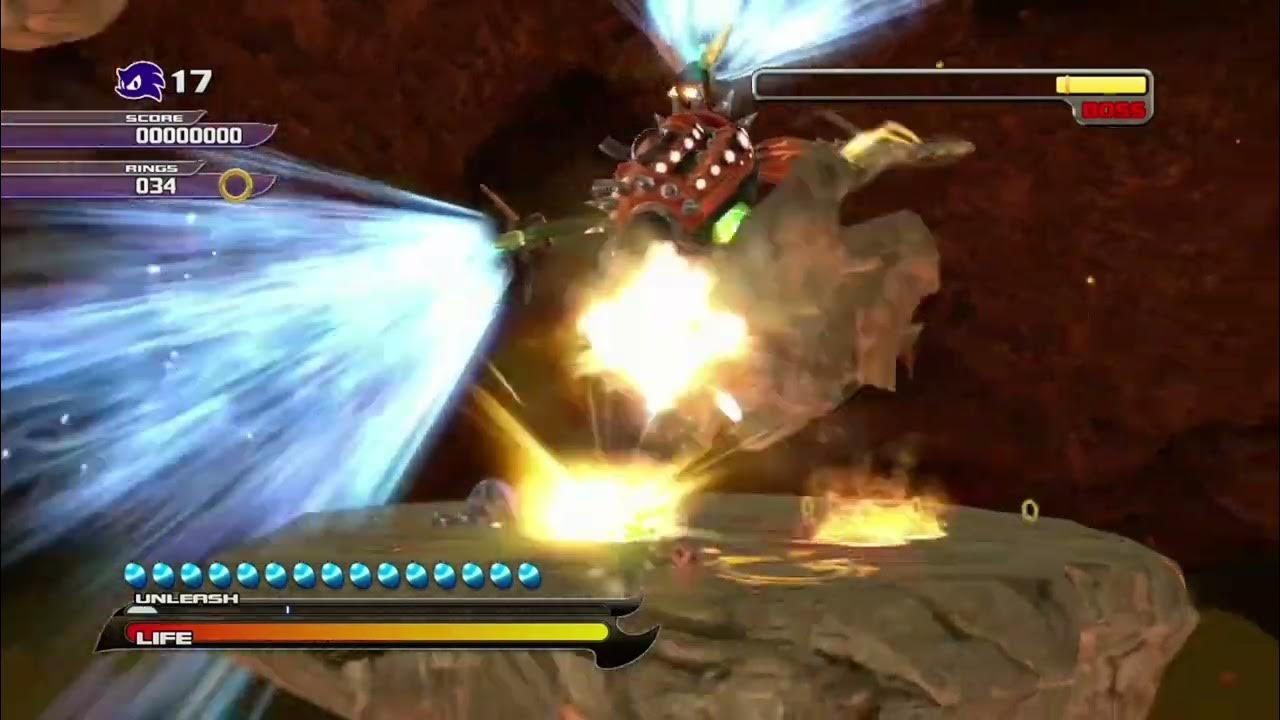 Sonic Unleashed - Egg Dragoon Boss Fight (Japanese Version) - YouTube