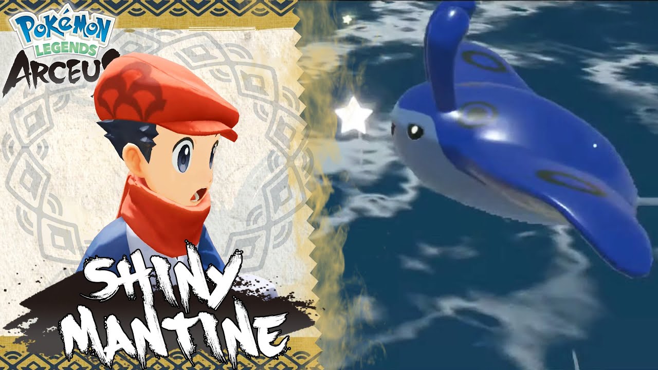 Shiny Mantine Found Twice in Cobalt Coastlands! Shiny Living Dex Series ...