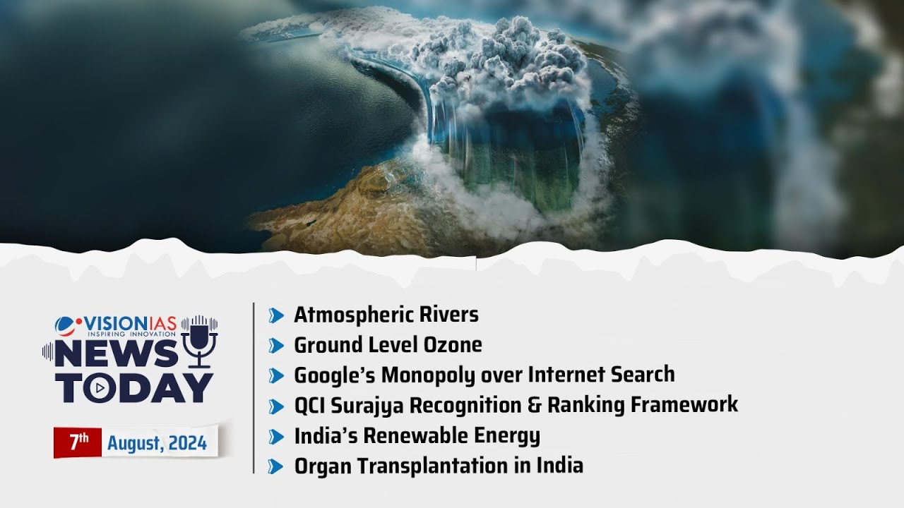 News Today | Daily Current Affairs | 7th August, 2024 - YouTube