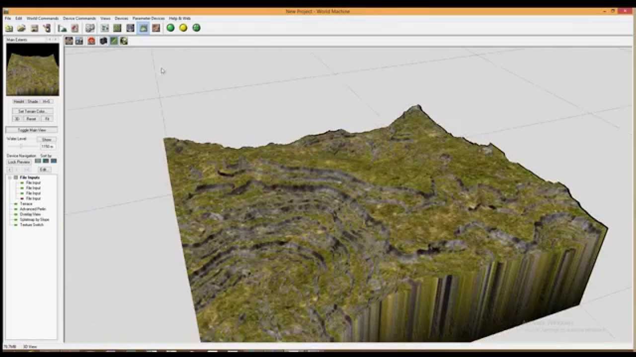 World Machine - Splatmap+Texture Switch demonstration - YouTube