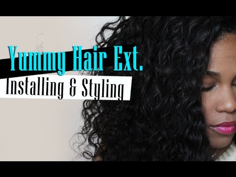 Yummy Hair Wig Install and Style - YouTube
