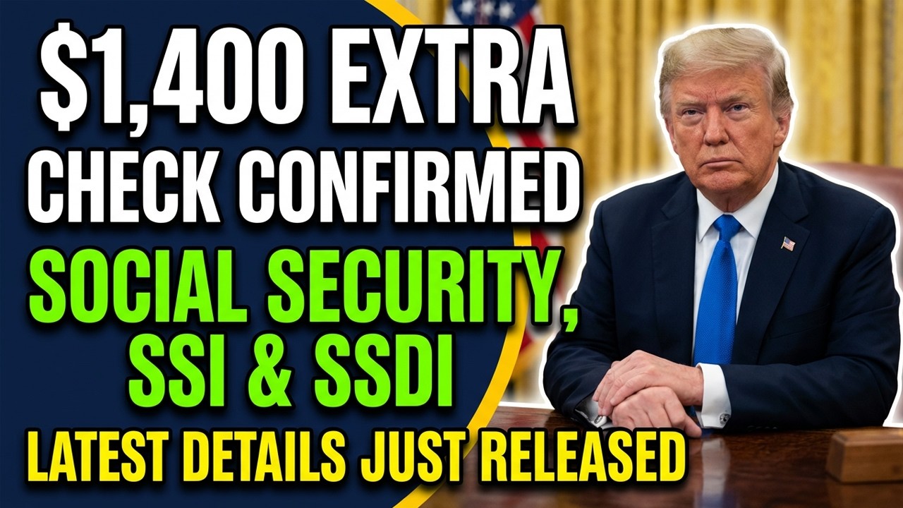 BREAKING: $1,400 Make‑Up Social Security, SSI & SSDI Check — Latest ...