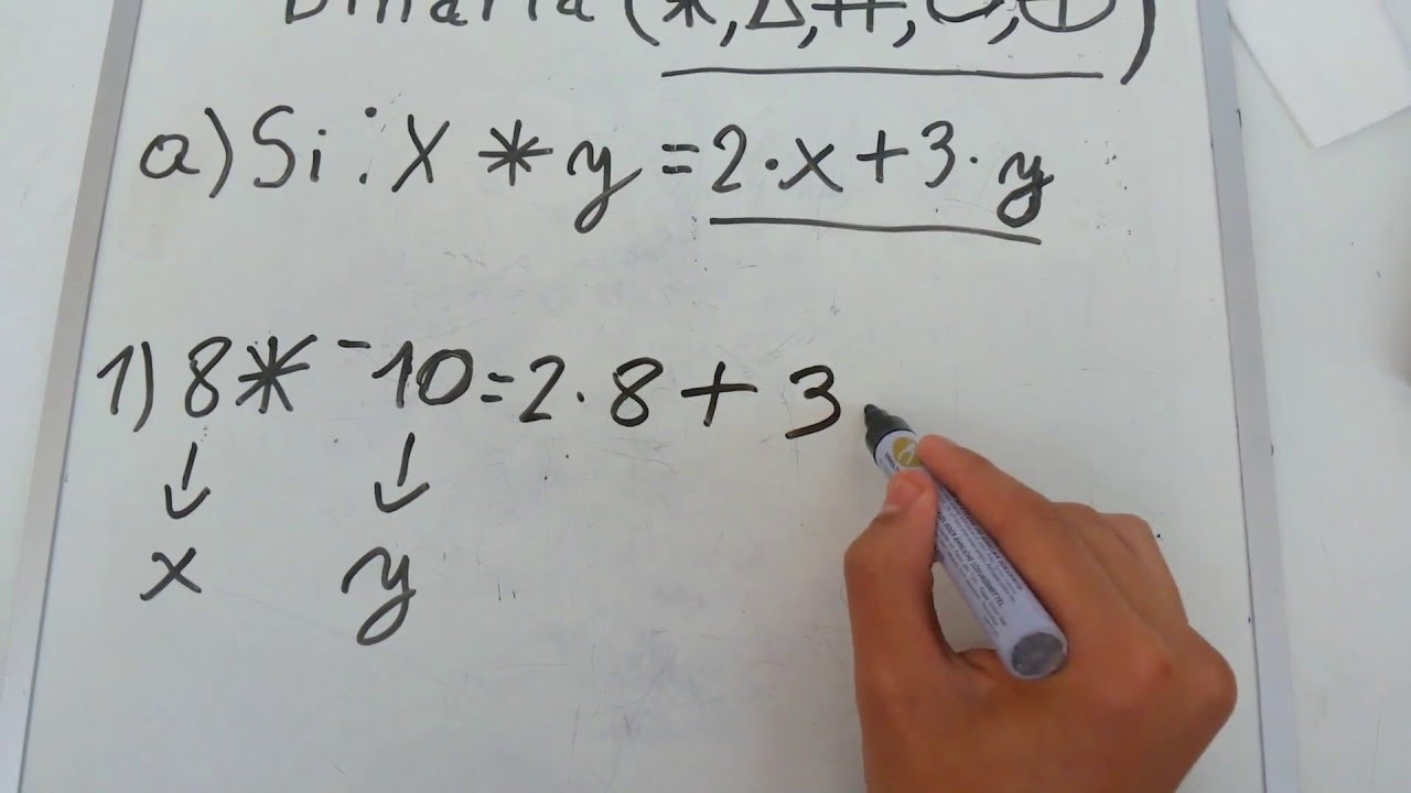 Matematicas: Operaciones binarias - YouTube