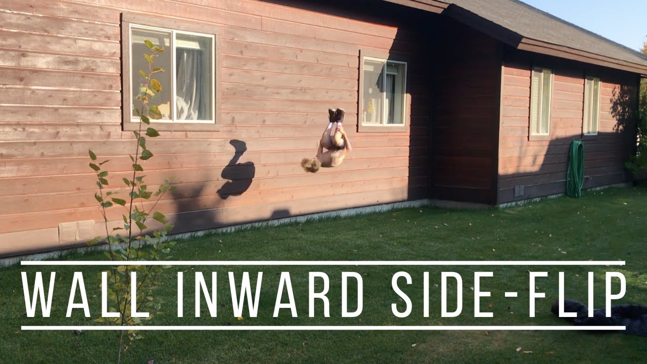 Wall Inward Side Flip Progression - YouTube